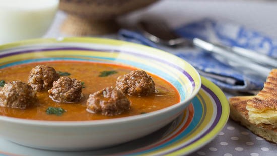 Chorba Frik Aux Boulettes De Viande