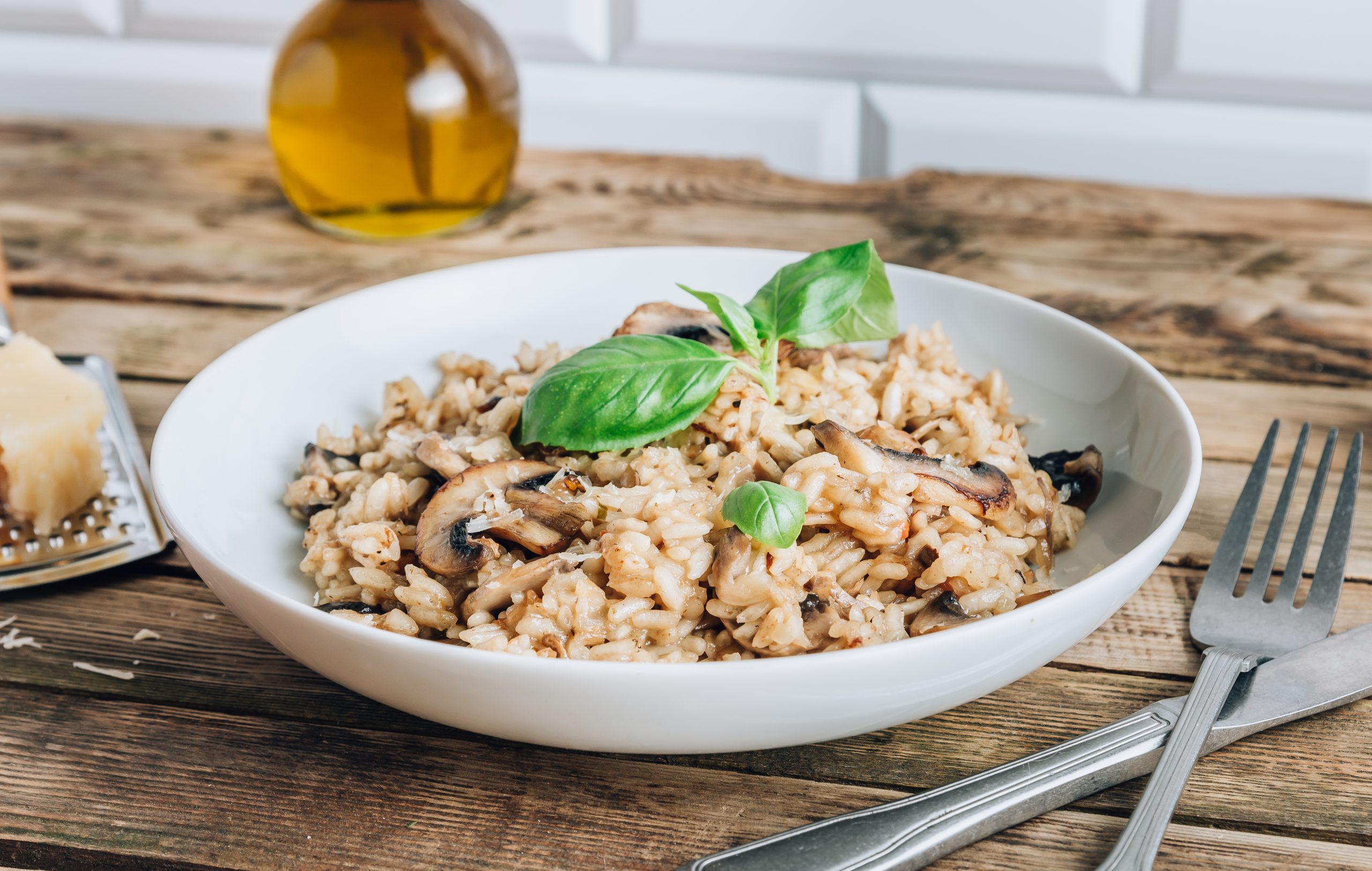 Recette De Risotto Crémeux Aux Champignons - La Recette Italienne ...